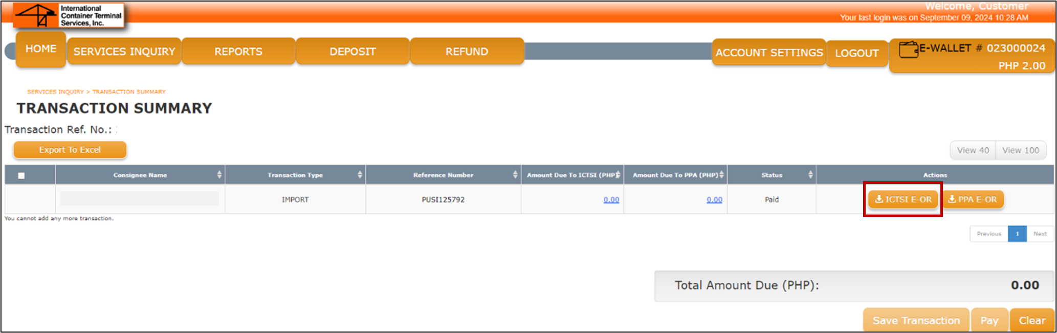 How to pay additional storage/reefer - Customer Knowledge Hub